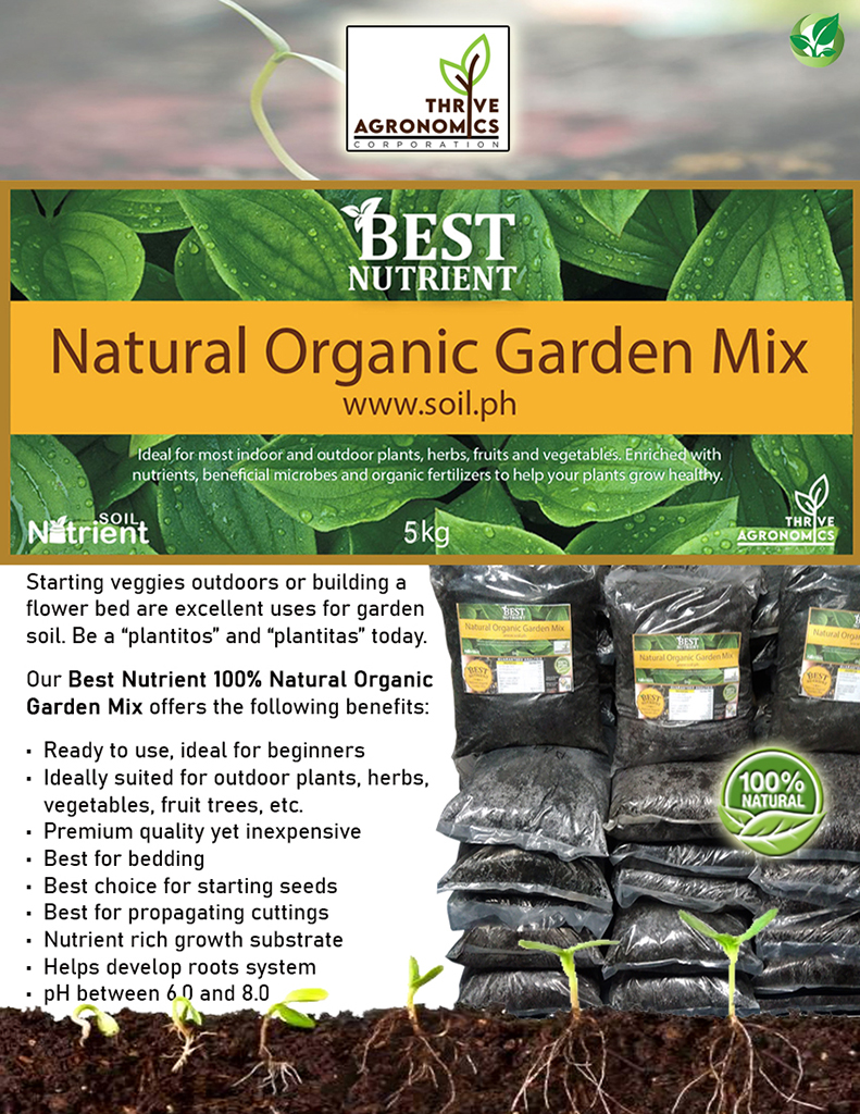 Thrive Best Nutrient Natural Organic Garden Mix 5kg - Soil Ph